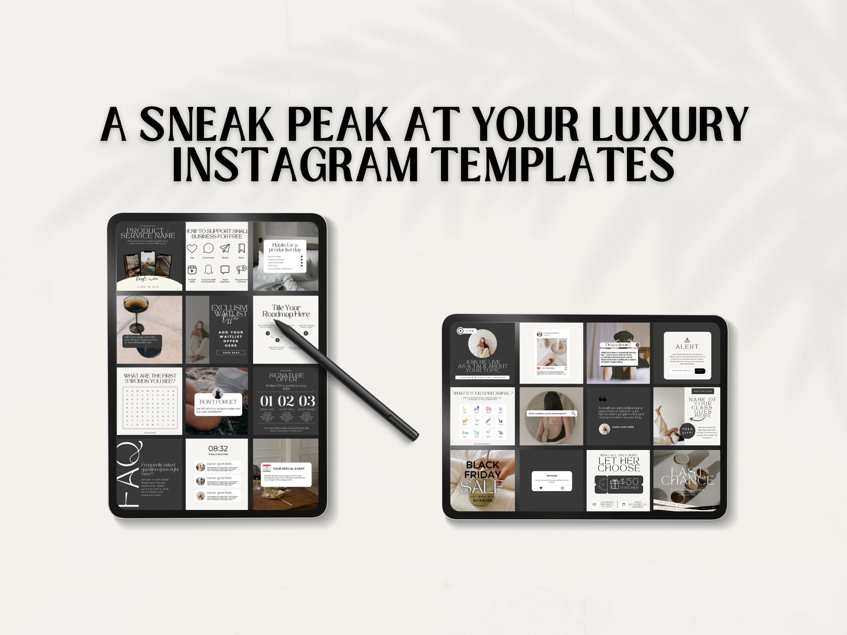 Instagram Grid Template Canva Instagram Feed Template Canva Instagram ...