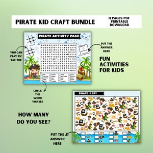 Pirate Printable Pirate Printable Activities Printable Crafts for Kids ...
