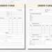Order Form Template | Simple Order Form Template | Order Form Template ...