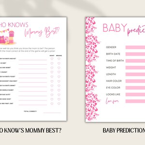 Editable Baby Shower Games Canva | Baby Shower Game | Baby Shower ...