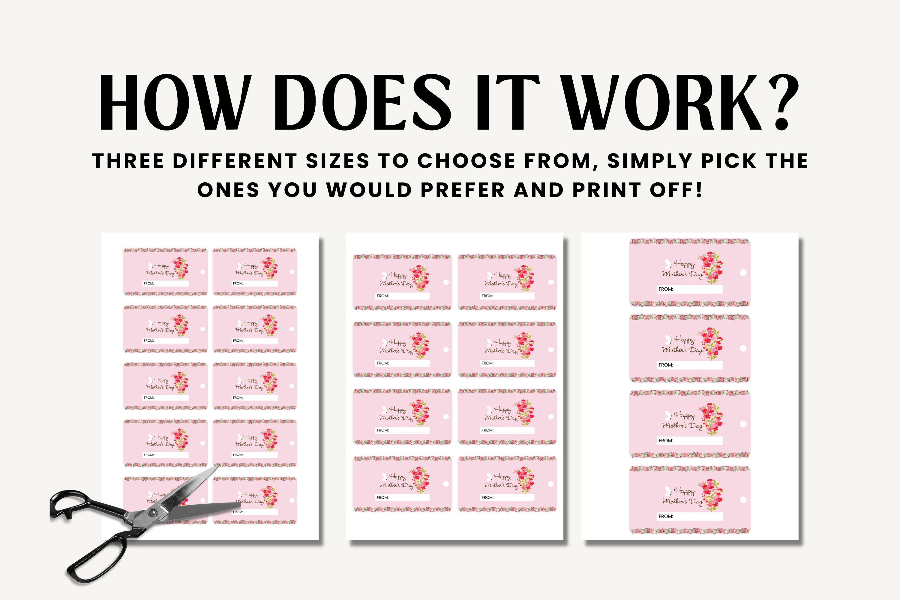 Happy Mothers Day Gift Tags | Printable Mothers Day Gift Tag | Happy ...