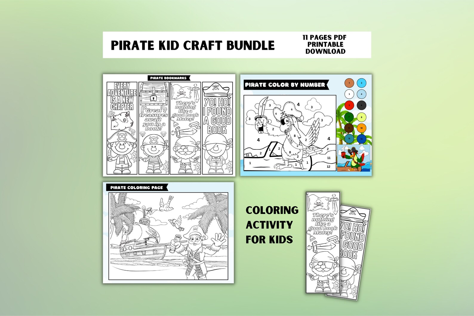 Pirate Printable Pirate Printable Activities Printable Crafts for Kids ...