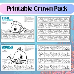 Printable Birthday Crown | Printable Crown Kids | Paper Crown DIY ...