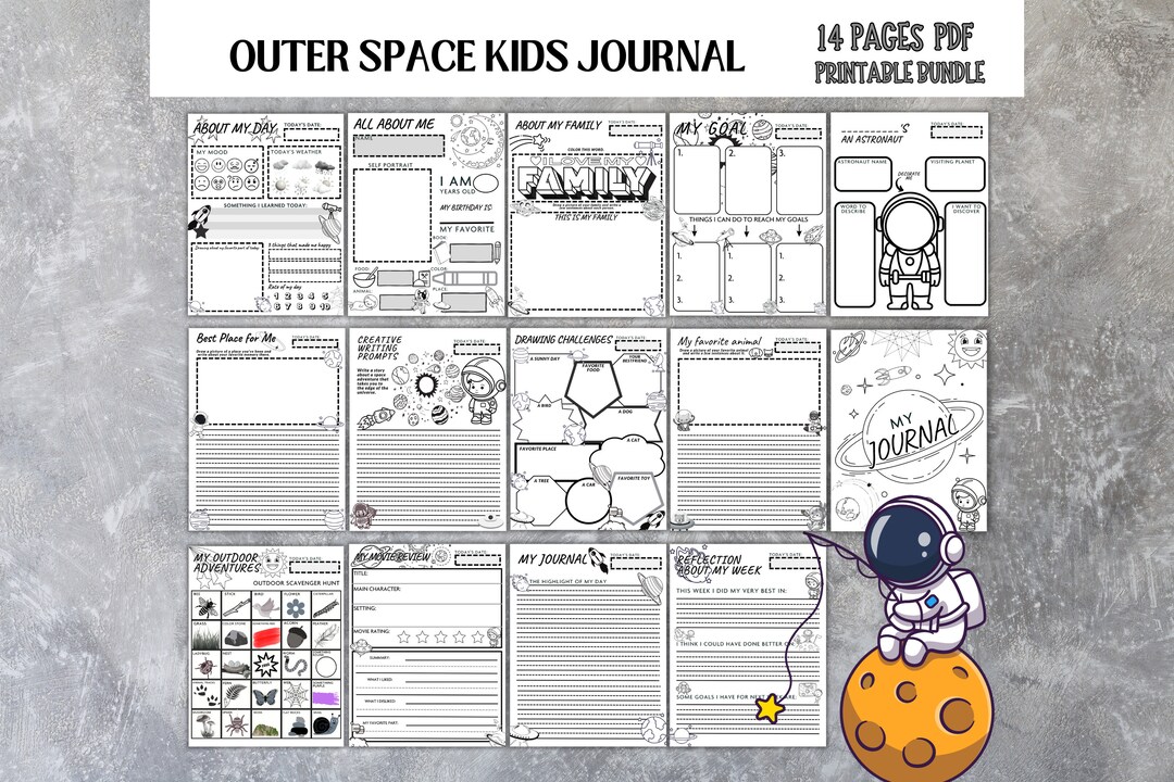 Space Activities for Kids | Space Coloring Page | Space Activity Page ...