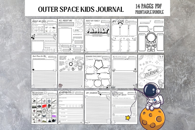 Space Activities for Kids | Space Coloring Page | Space Activity Page ...