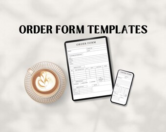 Order Form Template Simple Order Form Template Order Form Template ...