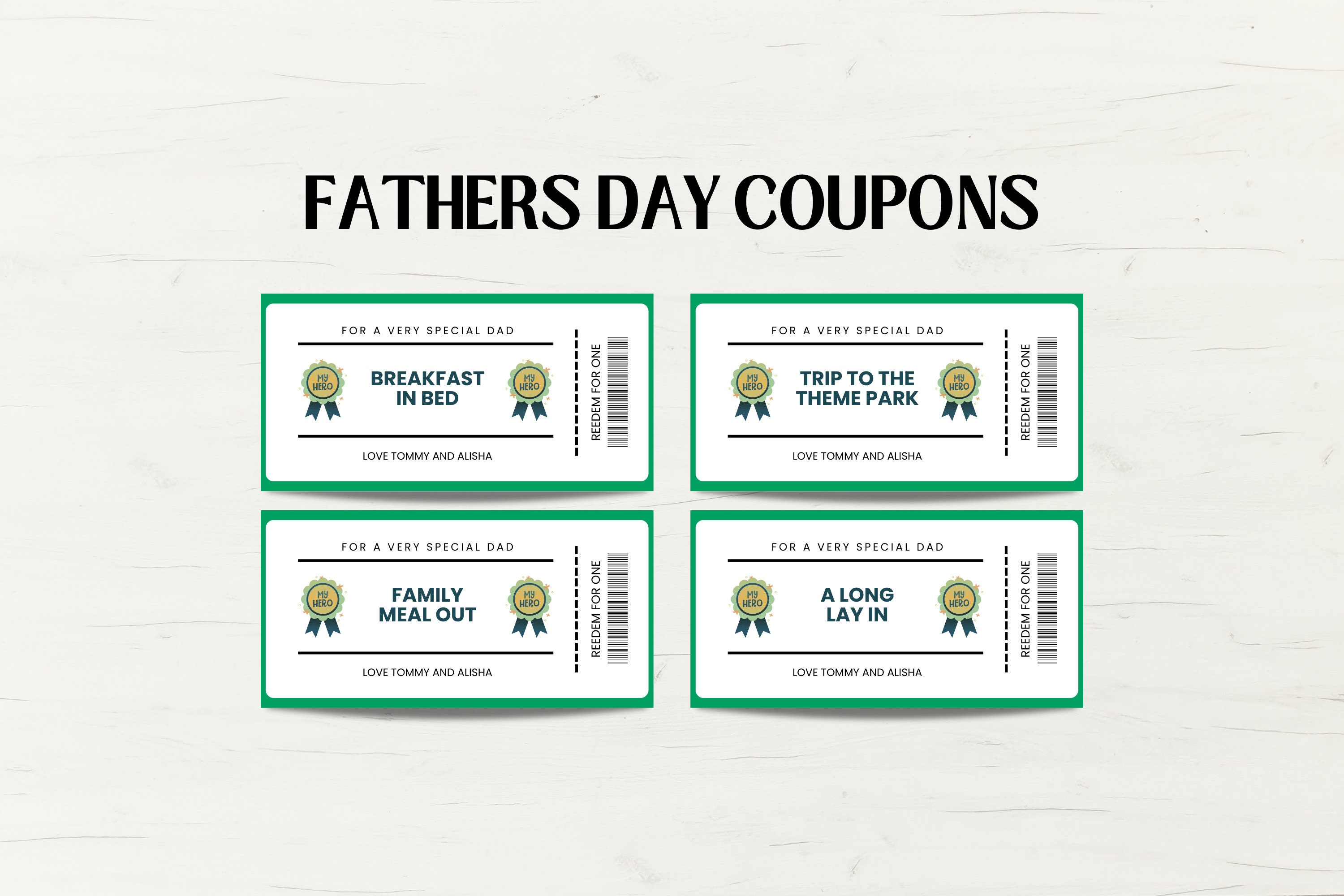 Father's Day Coupon Book Printable | Fathers Day Coupons Printable ...