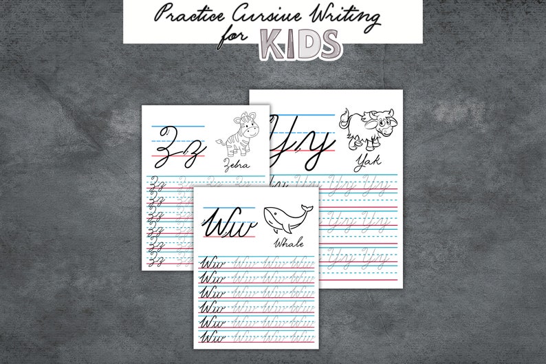 Cursive Writing Practice Sheets Printable Writing Practice Sheets ...