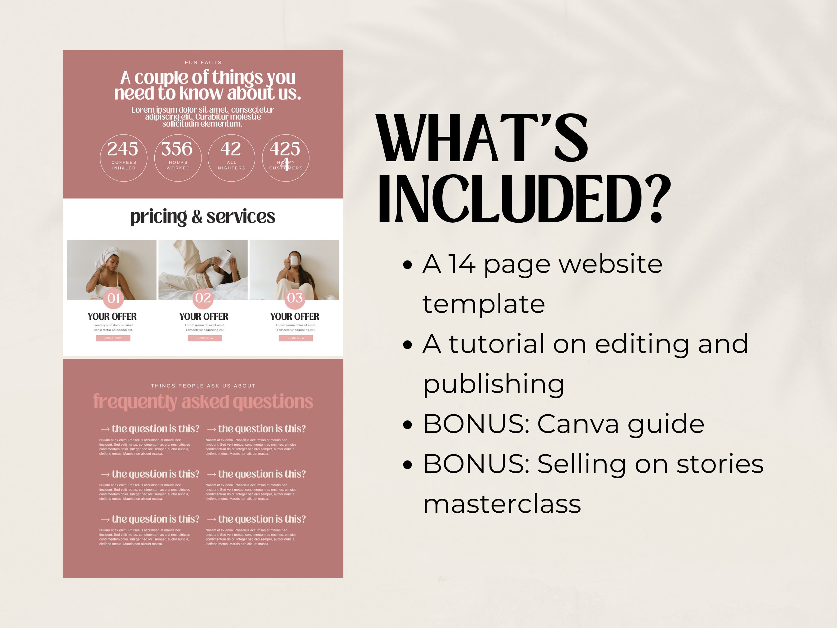 Canva Website Templates Canva Website Landing Page Template Canva ...