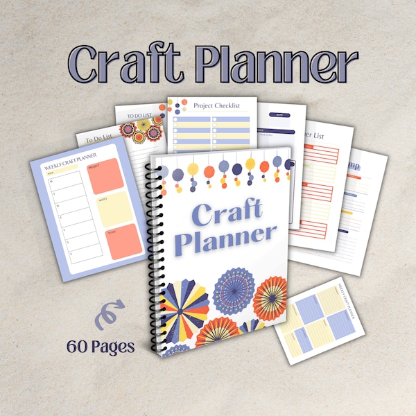 Craft Planner Printable - Etsy