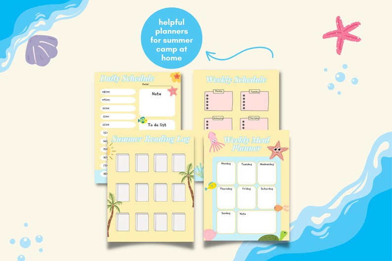 Kids Summer Camp | Summer Camp at Home | Summer Camp Planner | Summer ...