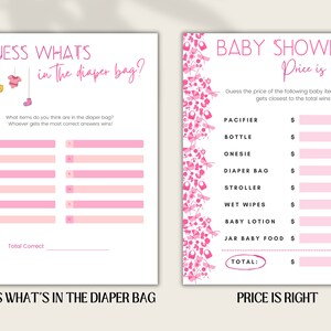 Editable Baby Shower Games Canva | Baby Shower Game | Baby Shower ...
