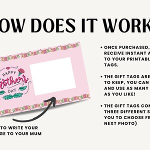 Happy Mothers Day Gift Tags Printable Mothers Day Gift Tag Happy ...