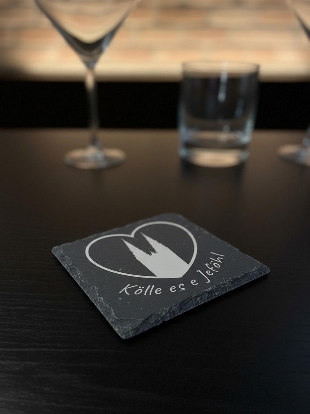 Personalized Cologne Slate Coaster With Cathedral Motif or Kölsch ...