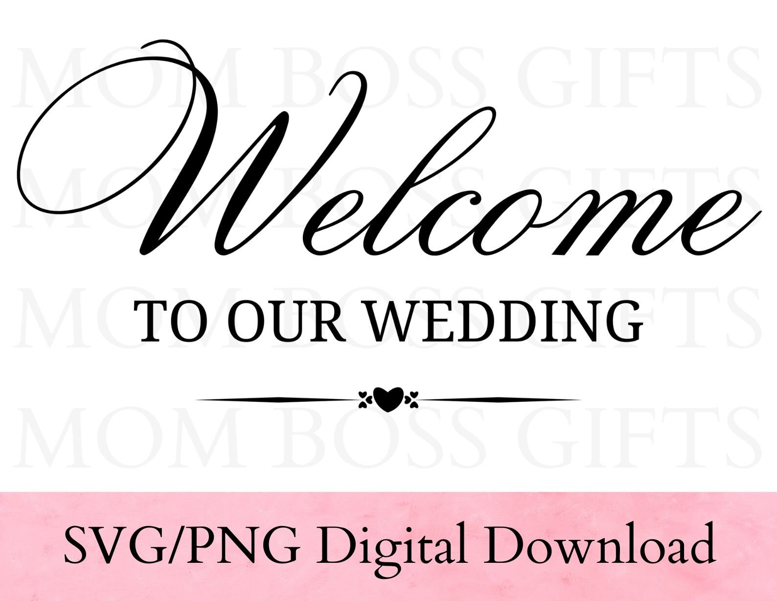 Wedding Welcome Svg Wedding Png Wedding Cut File Welcome to - Etsy
