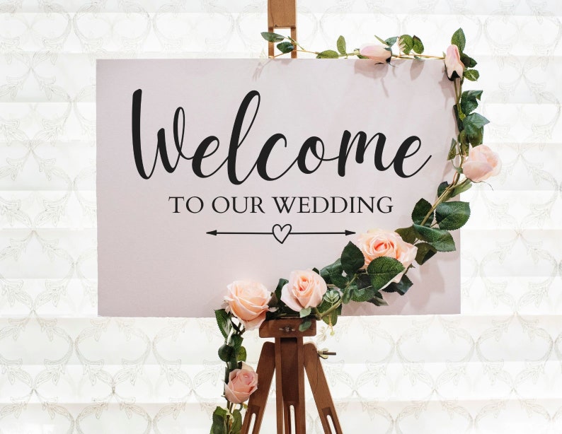 Wedding Svg / Png Wedding Welcome Sign Welcome to Our - Etsy