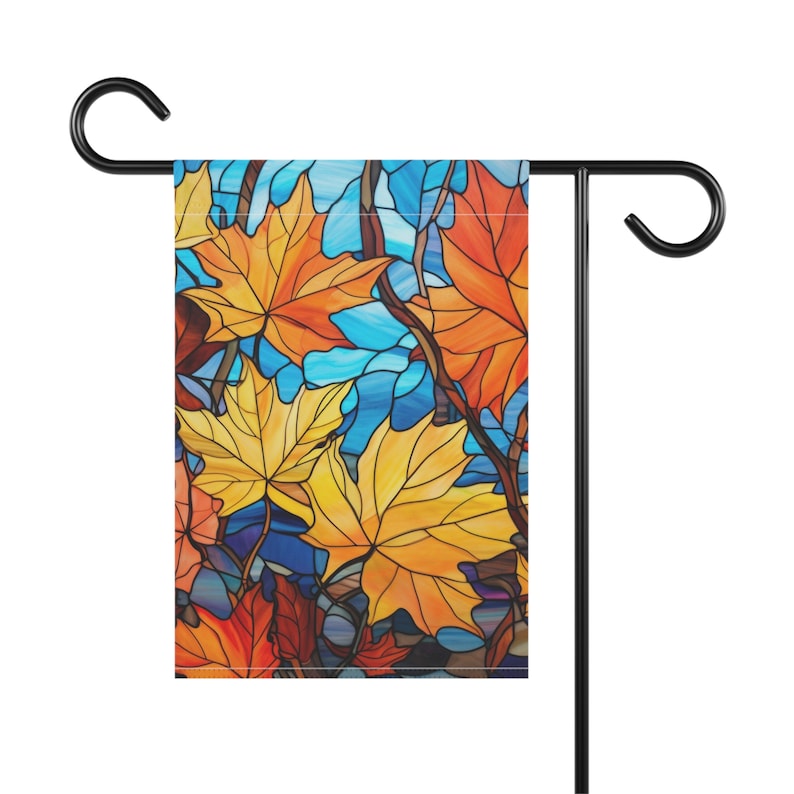 Fall Leaves House Flag, Fall Garden & House Banner, Garden Decor, Fall ...