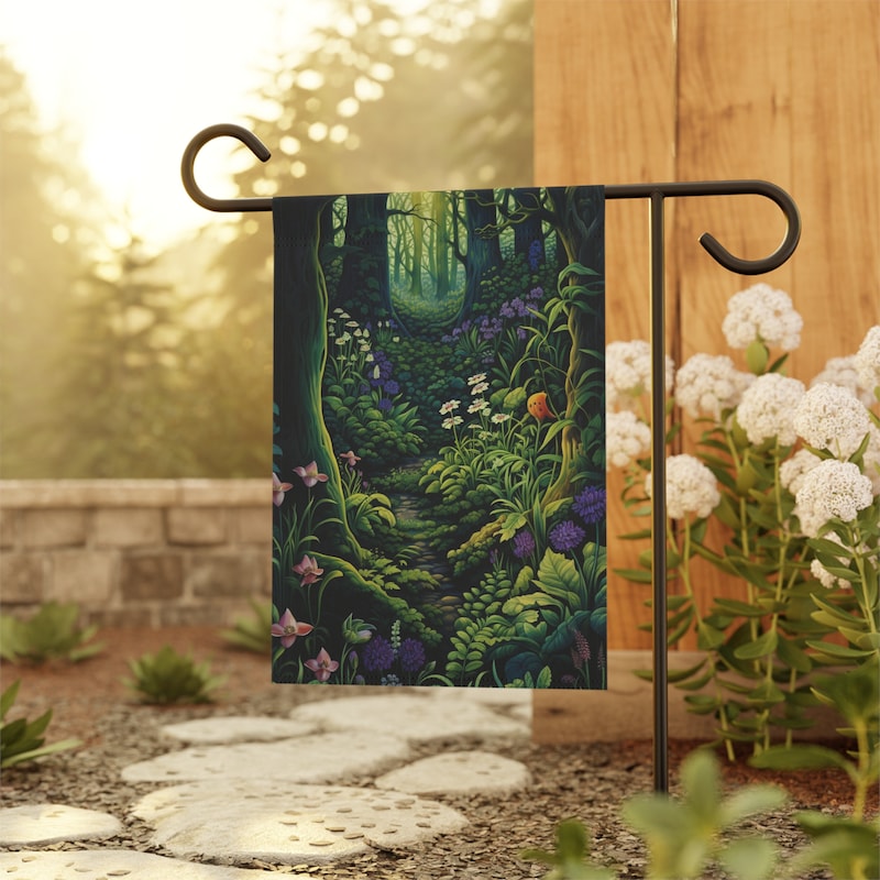 Garden Flag Cottage Core - Etsy UK
