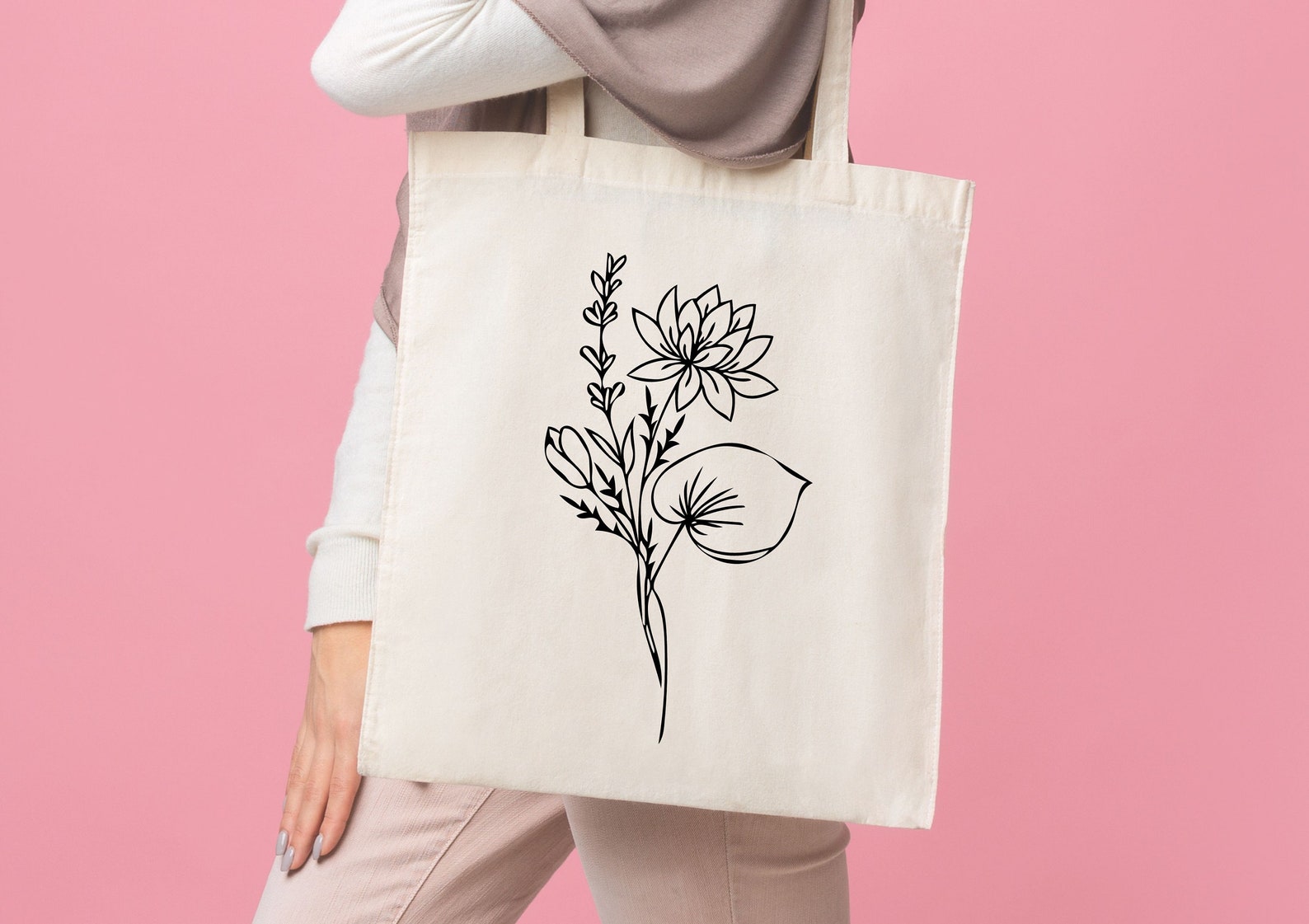 July Birth Month Flower SVG Waterlily SVG / PNG, Birth Month Flowers ...