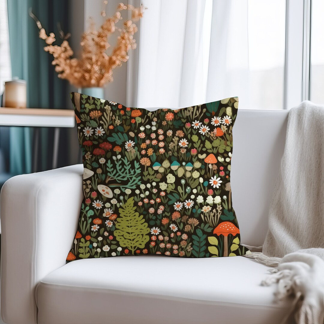Rustic Pillows, Woodland Pillows, Ccottagecore Pillows, William Morris ...