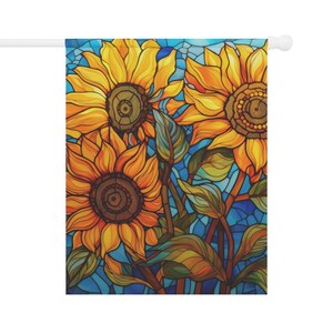 Summer Flag, Sunflower House Flag, Sunflower Gift, Nature Flag, Summer ...
