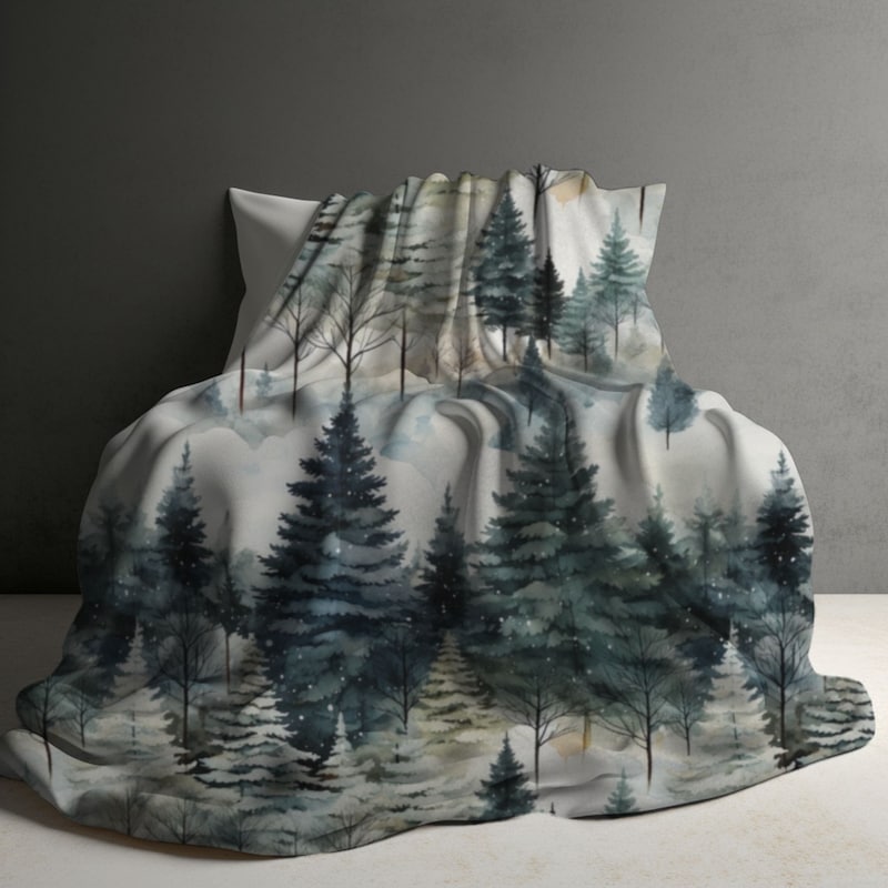 Pine Tree Blanket - Etsy