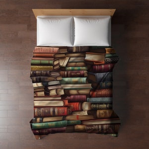 Book Blanket, Vintage Books Blanket, Soft Cozy Throw Blankets, Gift for ...