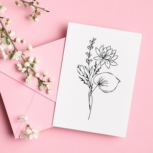 July Birth Month Flower SVG | Waterlily SVG / PNG, Birth Month Flowers ...