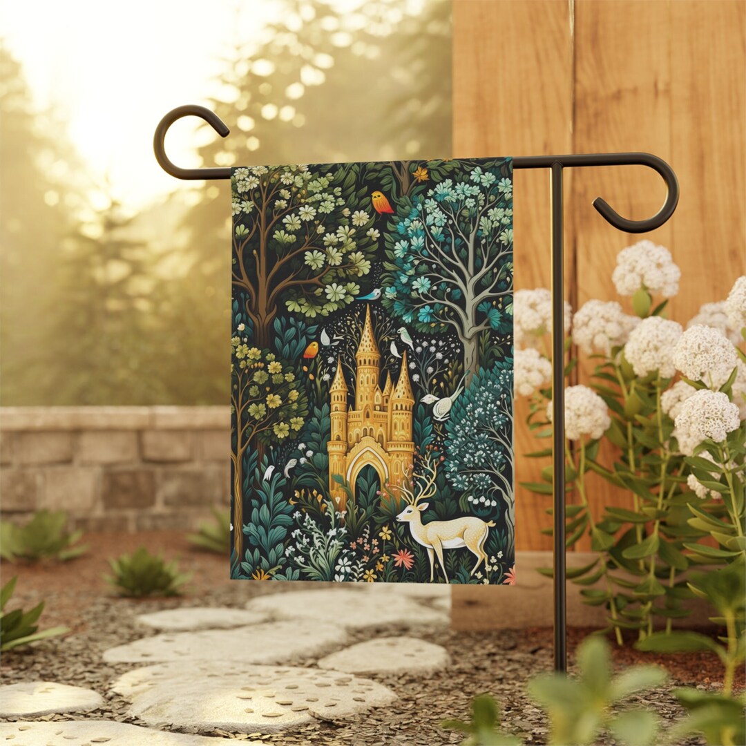Nature Flag, House Cottagecore Flag, Enchanted Forest, Forestcore ...