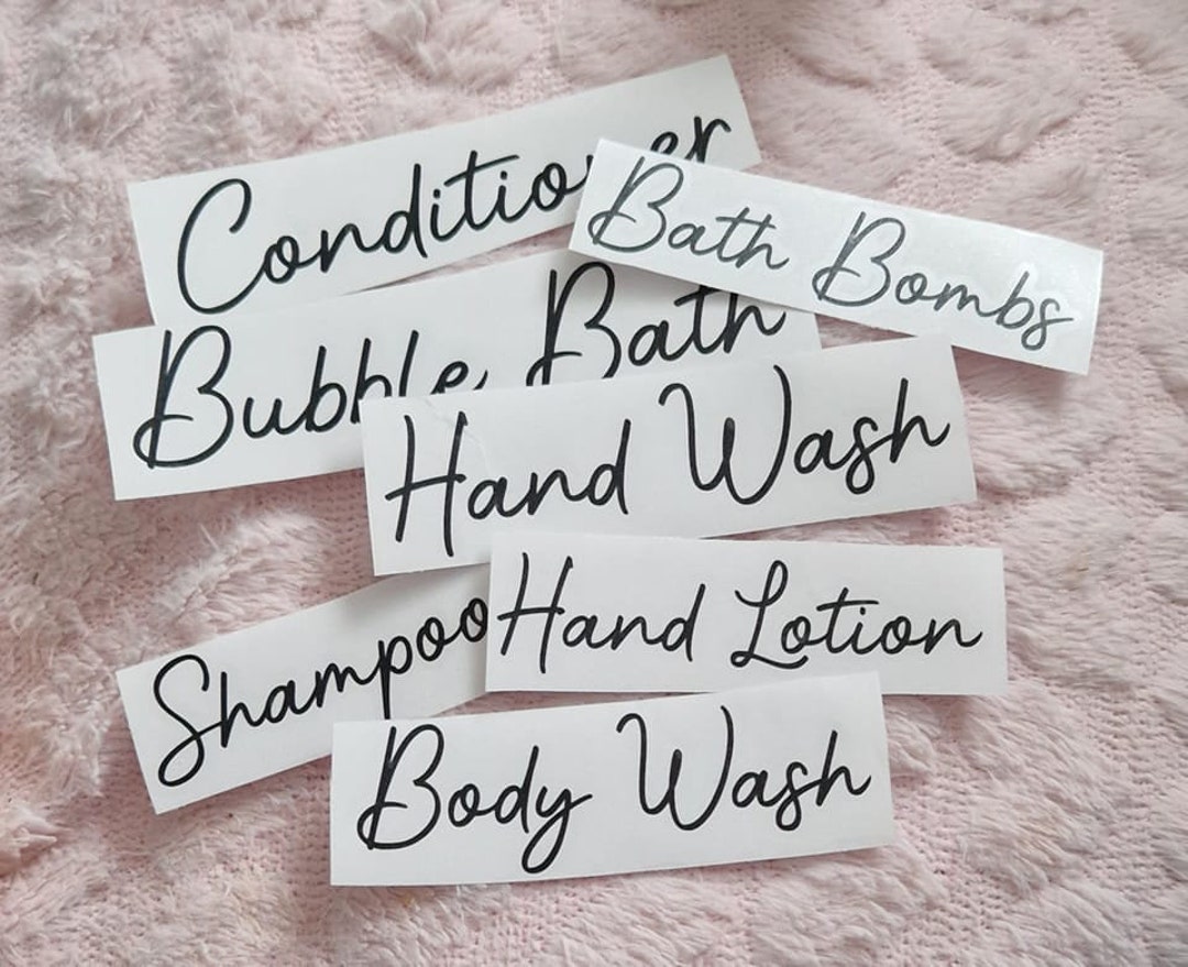 Vinyl Decal Labels, Mrs Hinch. Organising Labels. Kitchen. Bathroom ...