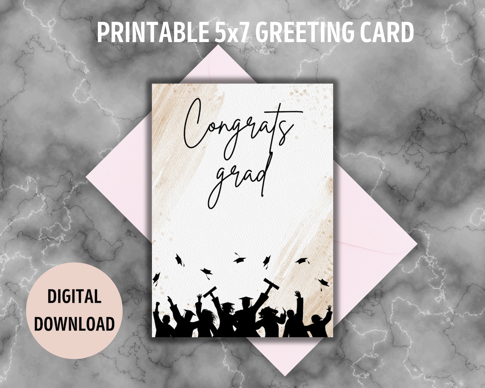 Printable Graduation Cards, Graduation Card, Congrats Grad, Card for ...