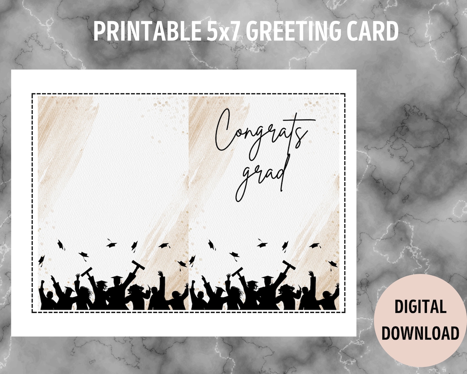 Printable Graduation Cards, Graduation Card, Congrats Grad, Card for ...
