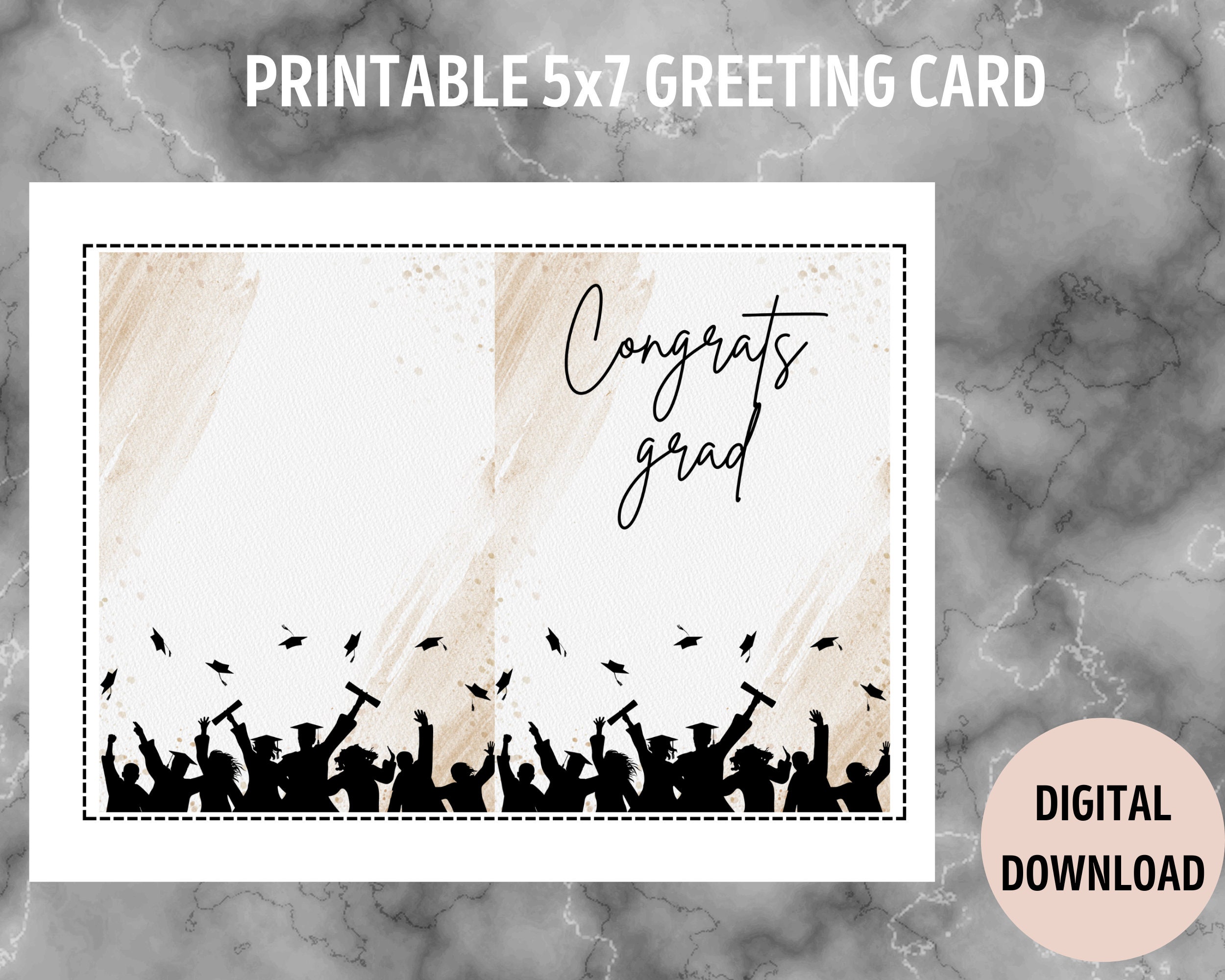 Printable Graduation Cards, Graduation Card, Congrats Grad, Card for ...
