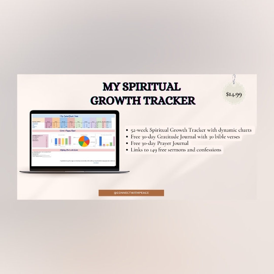 My Spiritual Growth Tracker - Etsy
