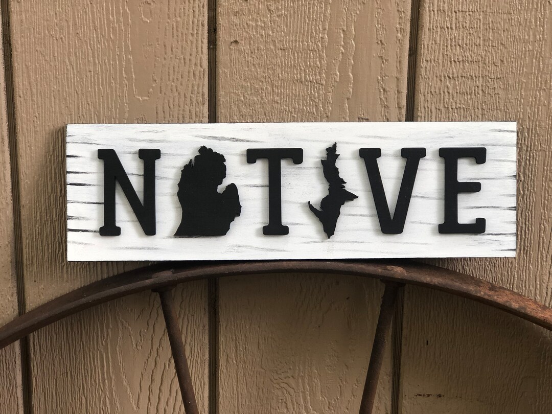 Native Michigan Laser Cut SVG File - Etsy