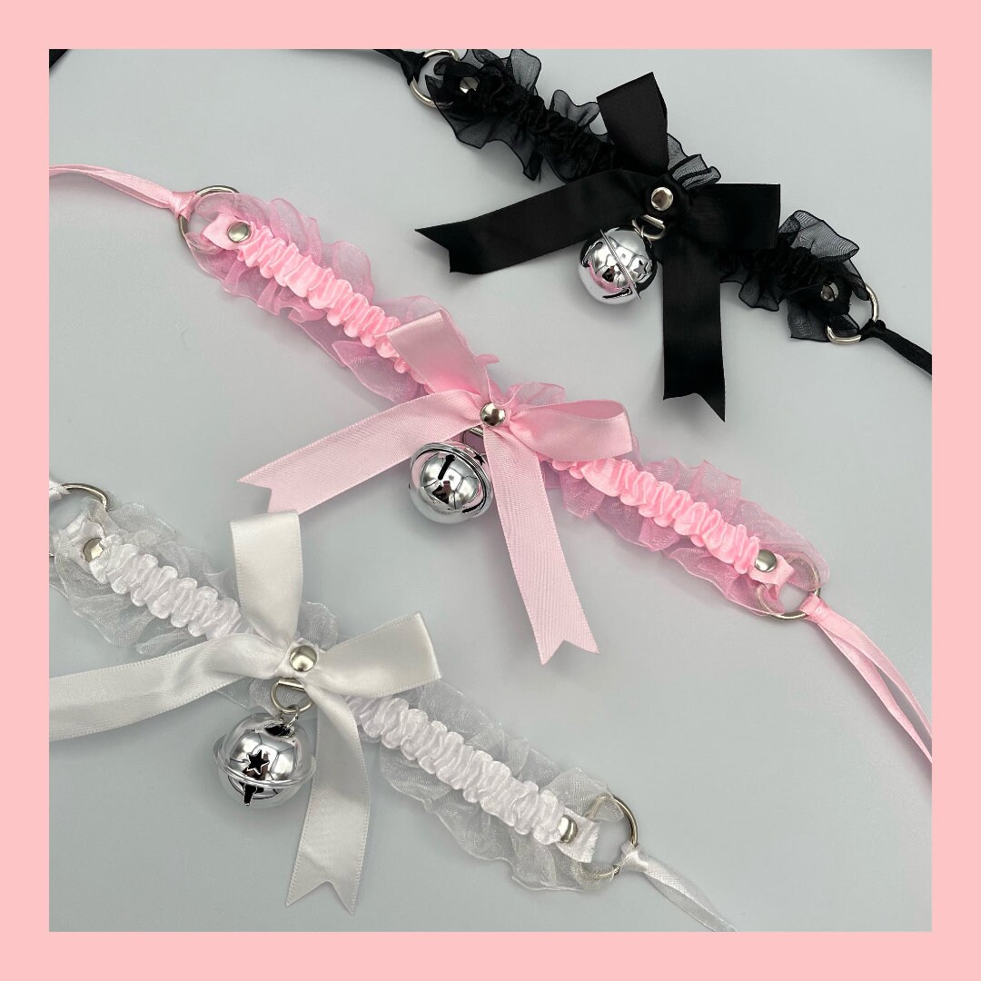 Frilly Bell and Bow Chokers - Etsy