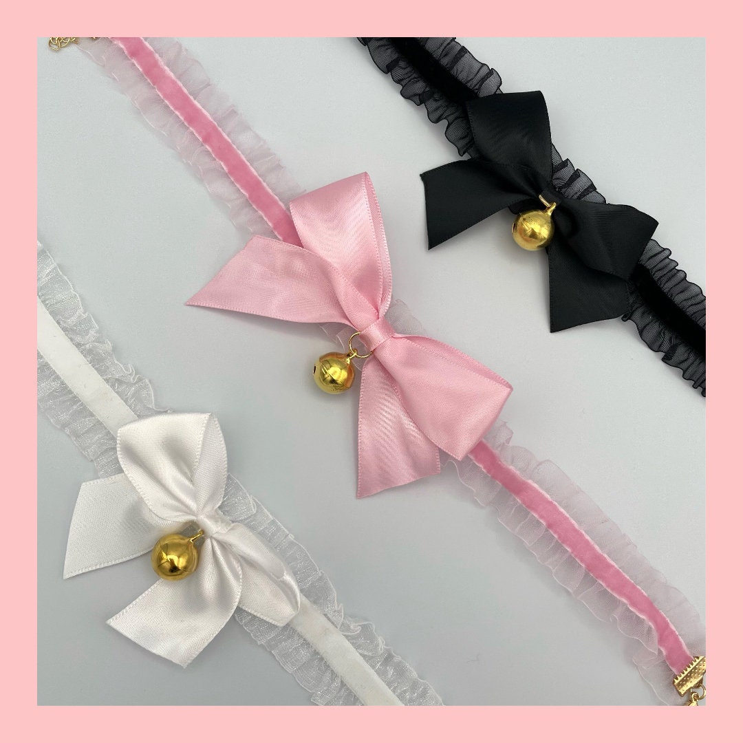 Frilly Bow Chokers - Etsy