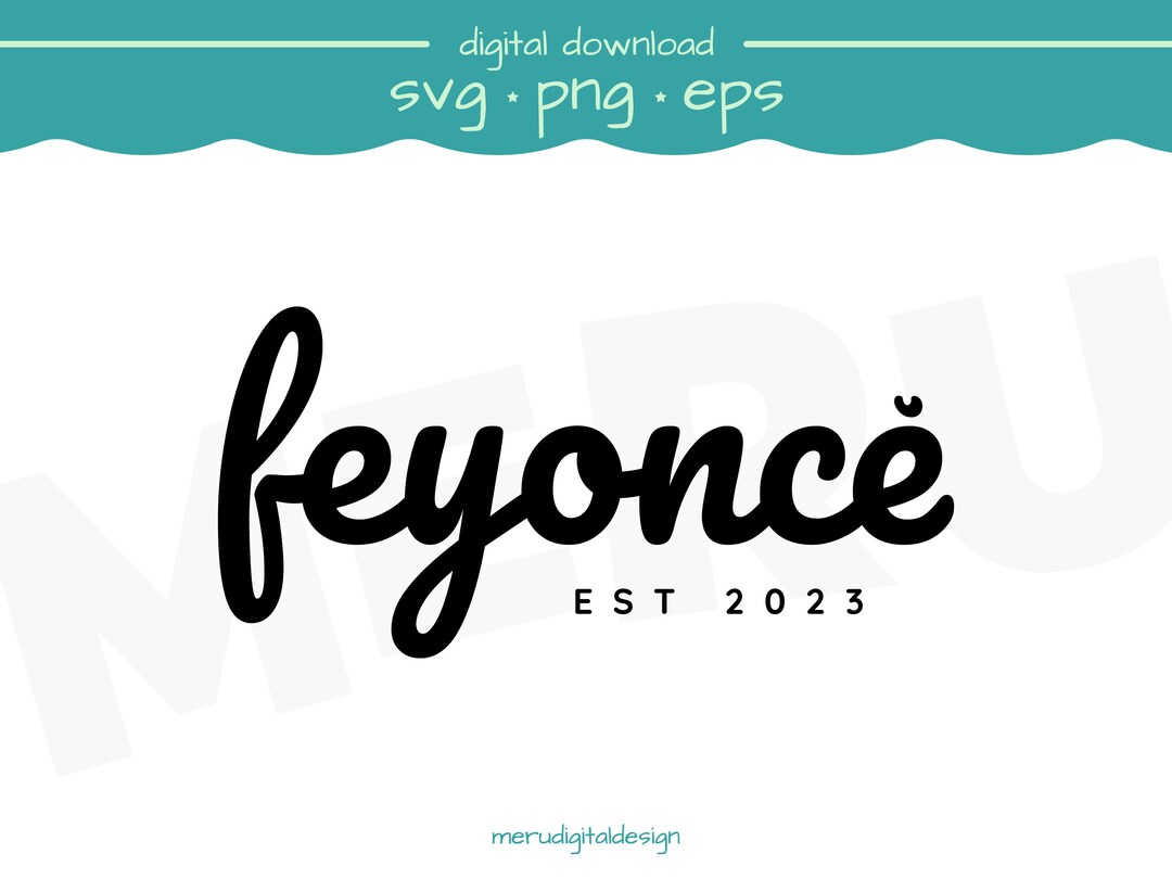 Feyonce, Svg Png Eps, Cricut Cut File, Clipart, Silhouette, Svg for ...