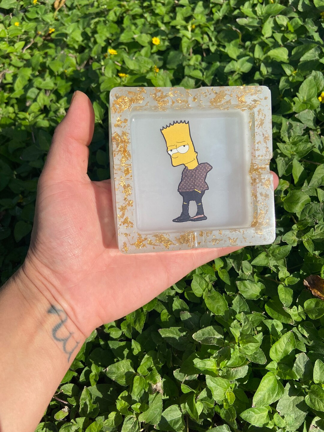 LV Bart Simpson Ash-tray - Etsy