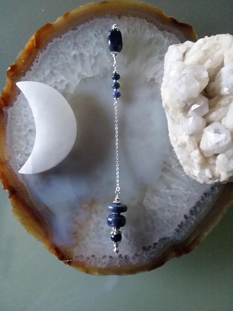 Sodalite Pendulum Gemstone Pendulum Wire Wrapped Pendulum - Etsy