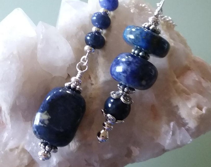 Sodalite Pendulum, Gemstone Pendulum, Wire Wrapped Pendulum, Dowsing ...