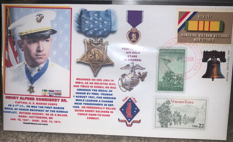 US Marine Corp Commemorative Envelopes - Etsy