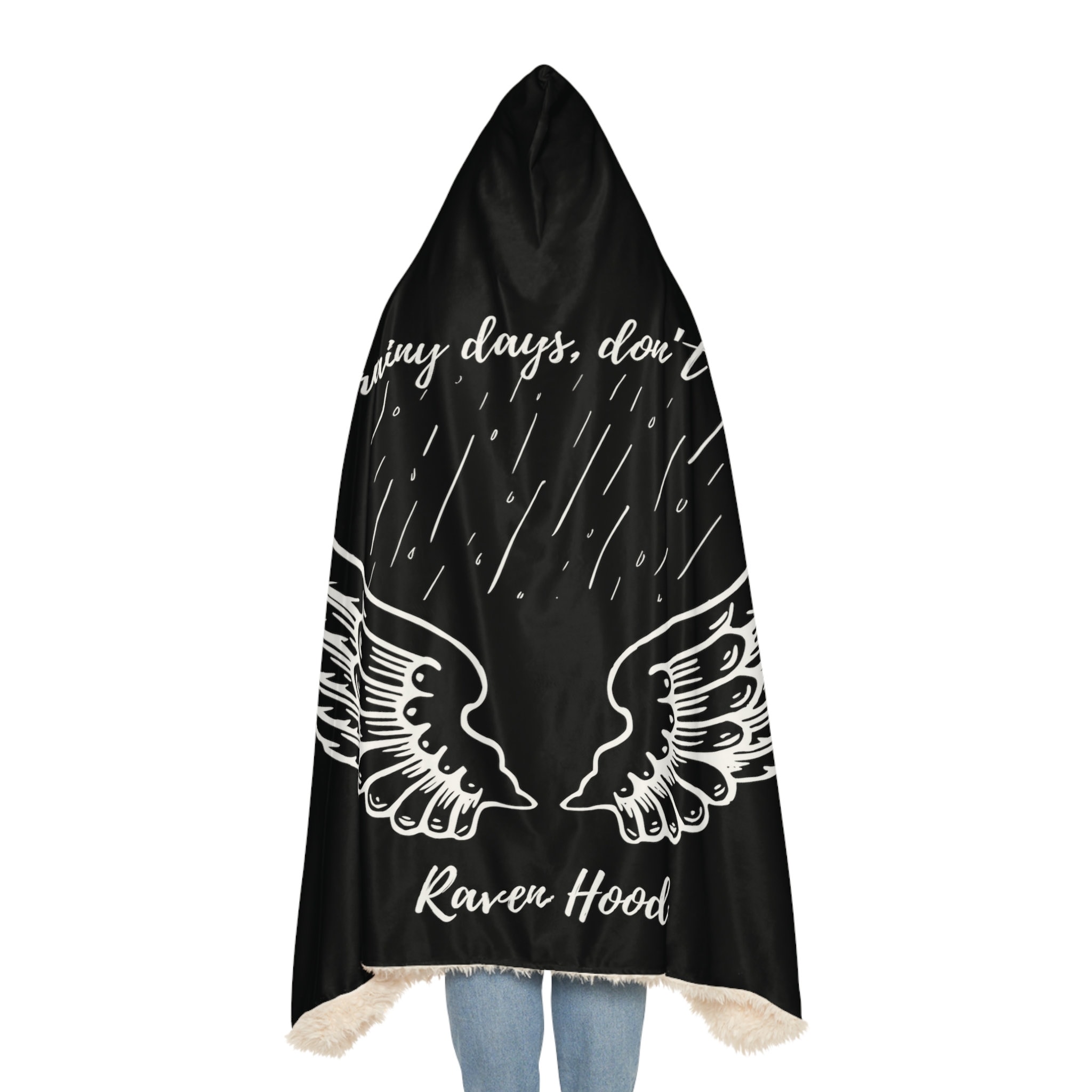 We Love Rainy Days Raven Hood Series Inspired Snuggle Blanket Cozy ...