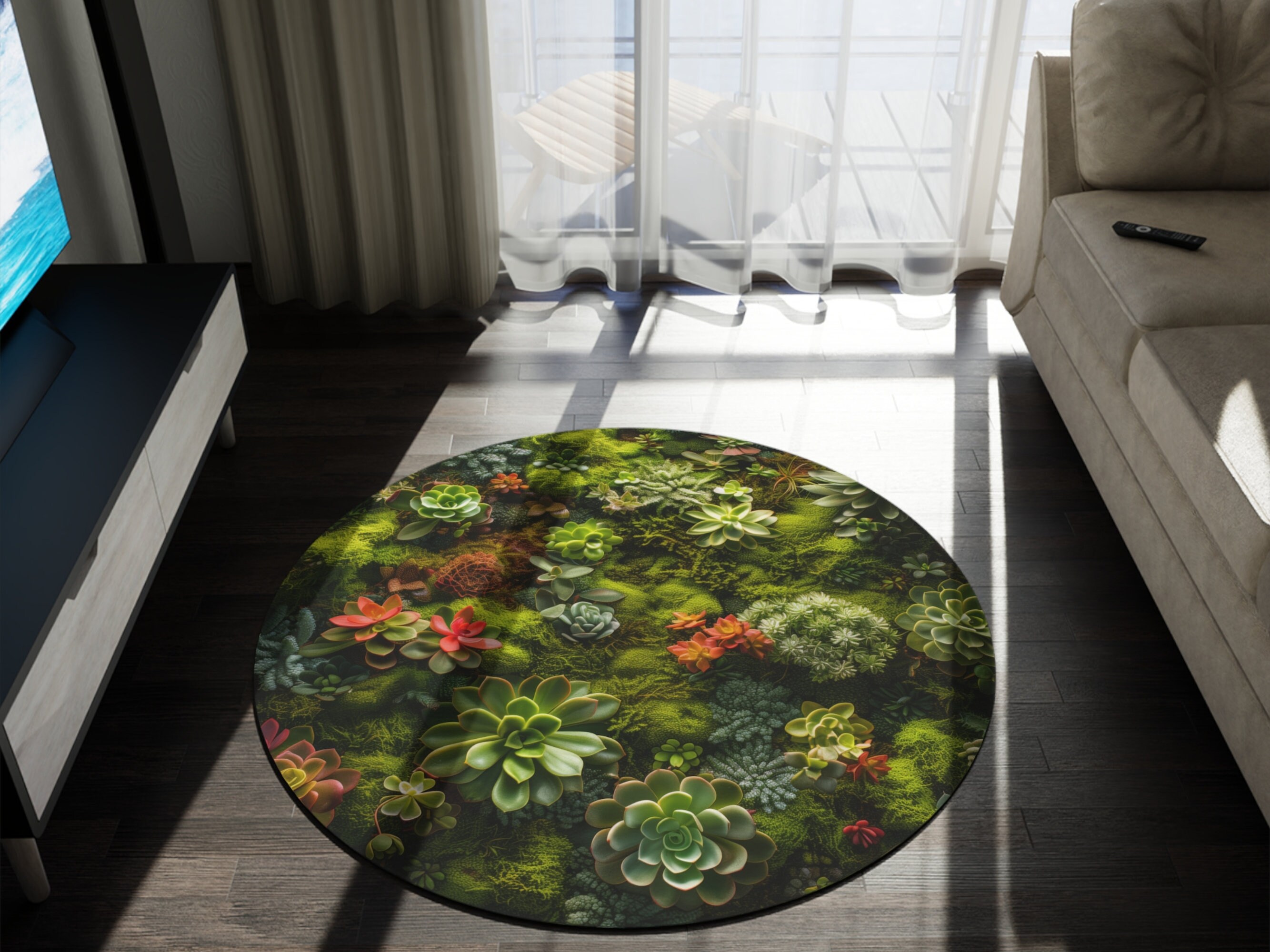 Moss Rug for Bedroom, Succulent Rug, Moss Rug, Nature Rug, Plant Rug ...