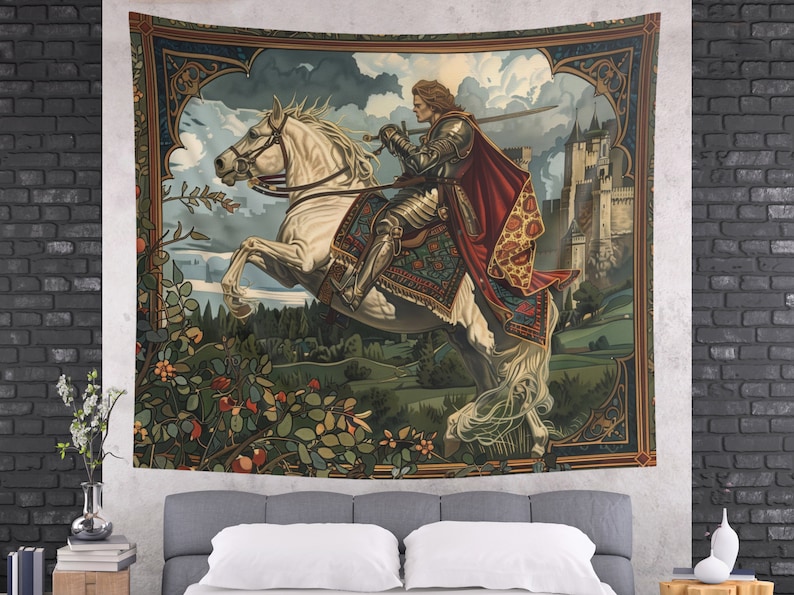 Renaissance Tapestry, Medieval Tapestry, Gothic Wall Art, Medieval Wall ...