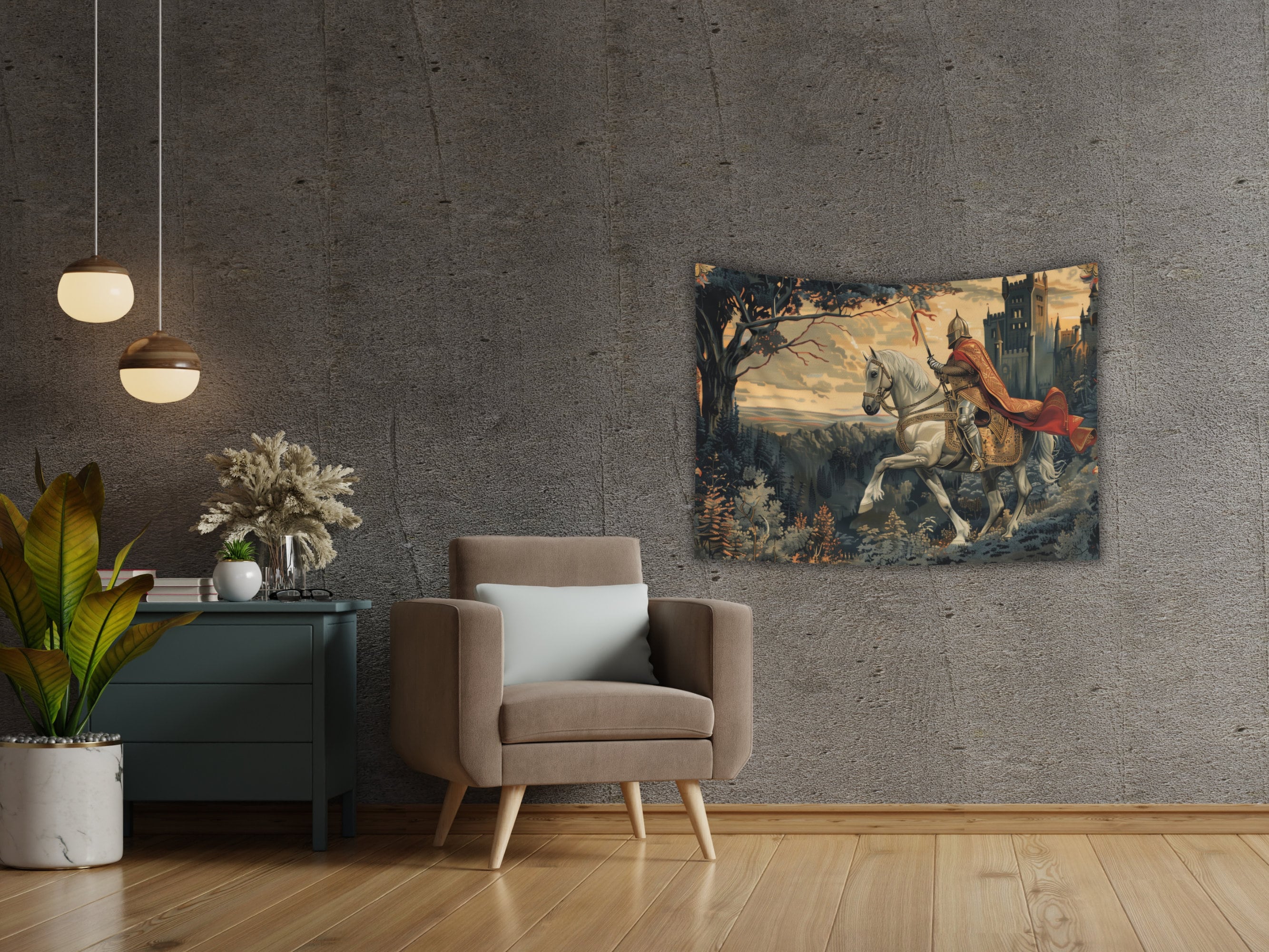 Medieval Tapestry, Gothic Wall Art, Renaissance Tapestry, Medieval Wall ...