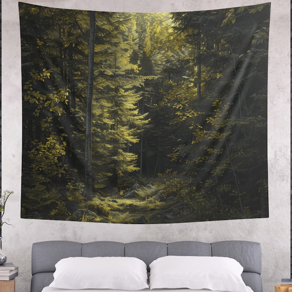 Forest Tapestry - Etsy