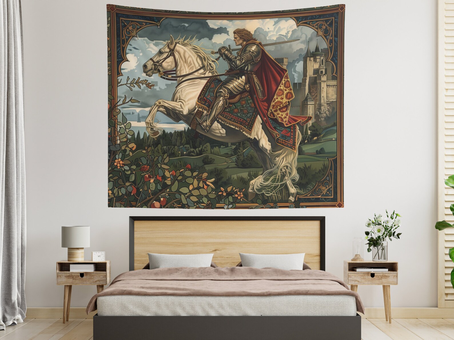Renaissance Tapestry, Medieval Tapestry, Gothic Wall Art, Medieval Wall ...
