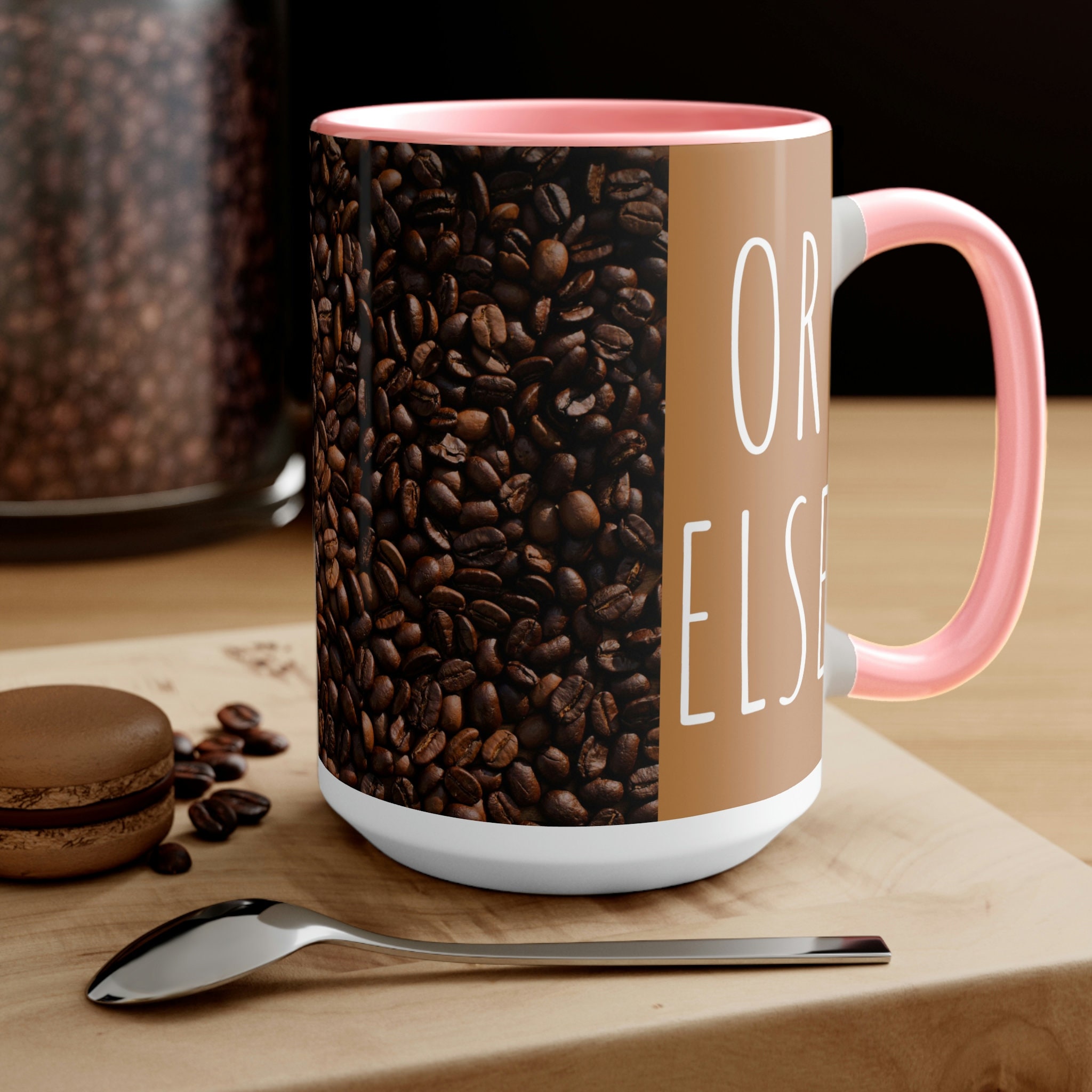 Don't Touch My Mug OR ELSE. Coffee Bean Mugs 15oz - Etsy