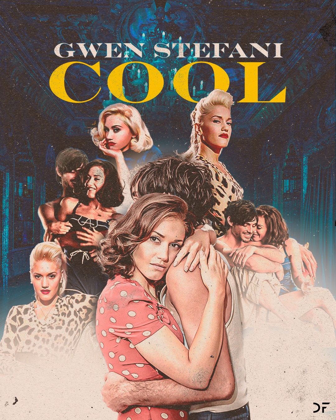 Gwen Stefani "cool" Digital Poster | 90s Pop Icon | No Doubt | Music ...